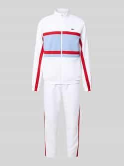 Lacoste Sport Regular Fit Trainingsanzug mit Kontraststreifen