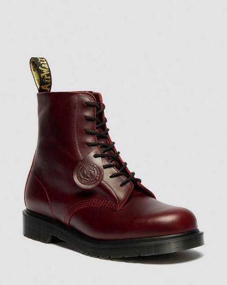 Dr. Martens 1460 Classic Calf Leder Stiefel in Rot, Gr&ouml;&szlig;e: 36