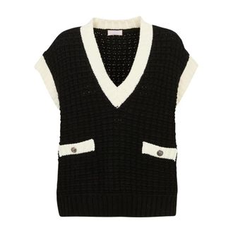 Liu Jo Strickweste - - Knitwear - Damen - Schwarzk - L