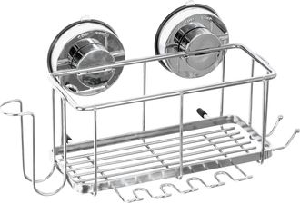Ridder Duschorganizer VacuumCap Bea M chromfarben ca. 263 x 130 x 117 mm