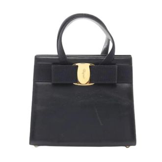 Ferragamo Pre-owned Lederhandtasche - - Pre-owned - Damen - Blau - ONE SIZE