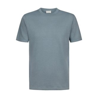 Profuomo T-Shirt Rundhals SS - - Knitwear - Herren - Blau - 2XL