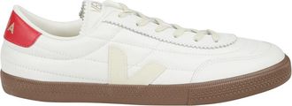 Veja Gepolsterte Ledersneaker mit Logodetail - - Shoes - Herren - Wei&szlig; - 45 EU