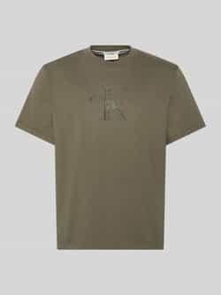 Calvin Klein Jeans Relaxed Fit T-Shirt aus reiner Baumwolle mit Logo-Print