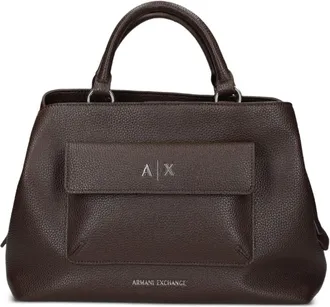 A|X Armani Exchange sac à détail de poche - Marron