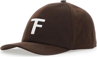 Tom Ford Homme, Accessoires, Brun, Taille: L Casquette de baseball en coton