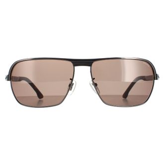 Police Platz Herren Glänzend Gunmetal Grau Grün SPLC36 Tailwind Evo 2