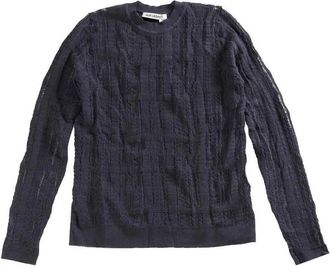 Our Legacy Pull Col Rond - Bleu Fonc&eacute;