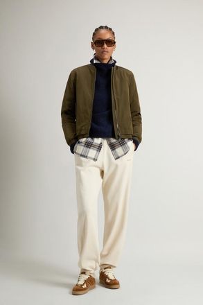 Woolrich Damen Bomberjacke Grace aus Peached Poly Grün Größe XXS