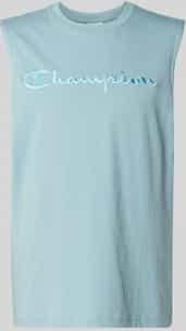 Champion Top mit Label-Stitching und Rundhalsausschnitt