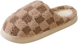 Generic Pantoufles chaudes et confortables pour femme - &Eacute;l&eacute;gantes, d&eacute;contract&eacute;es, respirantes, antid&eacute;rapantes - Doublure en polaire - Confortables - Chaudes -