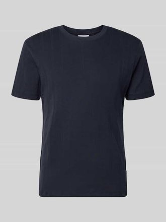 Lindbergh T-Shirt in Jaquard-Strick mit Rundhalsausschnitt