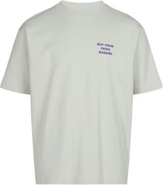 Dr&ocirc;le de Monsieur T-shirt d&eacute;contract&eacute; en cotons&eacute;rigraphi&eacute;