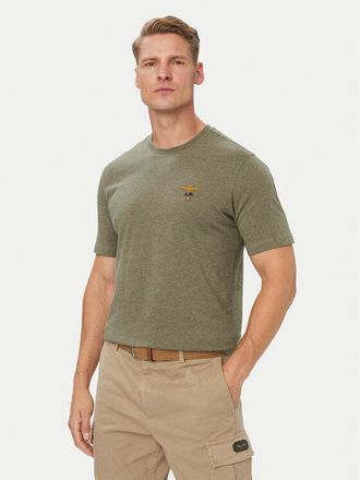 Aeronautica Aeronautica Militare T-Shirt 262TS1580UJ00372 Khakifarben Regular Fit