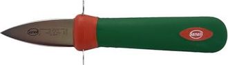 Sanelli Premana Couteau Ouvre Huitres, Acier INOX, Vert, 9 cm
