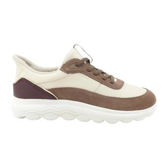 Geox Femme, Chaussures, Beige, Taille: 40 EU Baskets Slip-on Spherica Plus