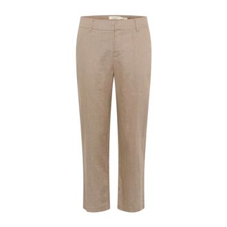 Part Two Hochelastische- kn&ouml;chellange Hose - - Trousers - Damen - Beige - XL