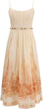 Zimmermann Robe Longue en Coton - Femme - Robes - Multicolore - Taille: 40 FR