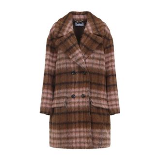 Moschino Schicker Brauner Mantel Aw25 - - Coats - Damen - Mehrfarbig - S