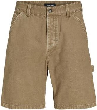 Jack & Jones Short Coupe Ample pour Homme, Coupe Ample, OEil de Tigre., L