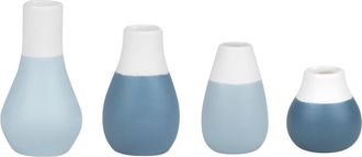 Räder Mini Pastellvasen 4er Set blau
