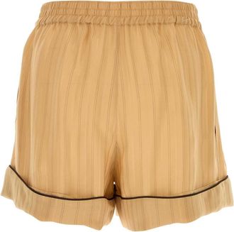 Saint Laurent Pyjama Bermuda Shorts - Beige