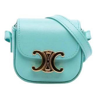 Celine Sac bandouli&egrave;re mini Pre-owned - Femme - Pre-owned - Bleu - Taille: ONE Size