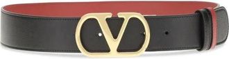 Valentino Garavani Femme, Accessoires, Noir, Taille: 80 CM Ceinture VLogo R&eacute;versible
