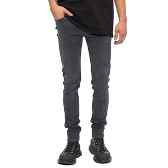 Alexander McQueen Mens Black Cotton Skinny Jeans Clothing