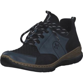Rieker Damen N3253 Sneaker, Schwarz, 37 EU