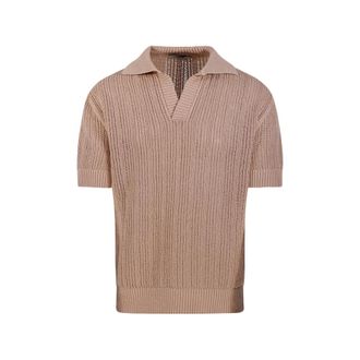 Altea V-neck Short-sleeved Knitted Shirt