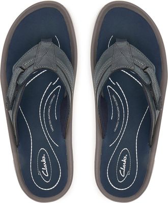 Clarks Zehentrenner Clarks Wesley Sun 26181916 Dunkelblau
