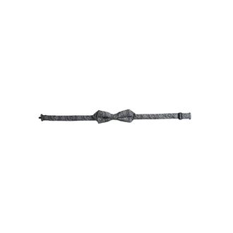Dolce & Gabbana Graue Seiden Gemusterte Verstellbare Hals Herren Fliege - - Accessories - Herren - Grau - ONE SIZE