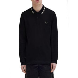 Fred Perry Iconic Twin Tipped Poloshirt - - Tops - Herren - Schwarzk - M