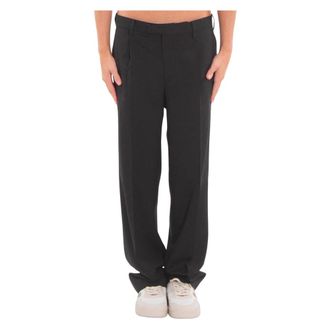 BRIGLIA 1949 Margutta Feine Wollhose mit lockerem Schnitt - - Trousers - Herren - Schwarzk - M