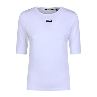 Rotate Kurzarm-T-Shirt - - Tops - Damen - Wei&szlig; - XS