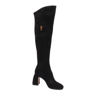 L'autre Chose Wildlederstiefel Made in Italy - - Shoes - Damen - Schwarzk - 35 EU
