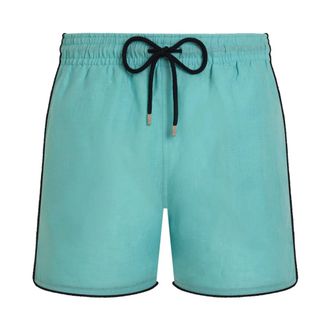 Vilebrequin Linen Swim Shorts Solid - - Swimwear - Herren - Blau - XL