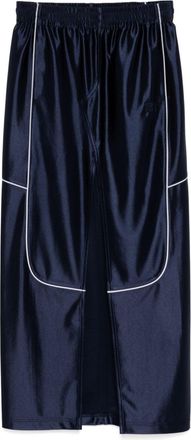 Alexander Wang jupe tube à design structuré - Bleu