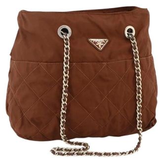 Prada Sac bandouli&egrave;re vintage Pre-owned - Femme - Pre-owned - Brun - Taille: ONE Size