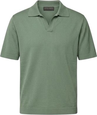 FILIPPO DE LAURENTIIS Homme, Tops, Vert, Taille: S Polo Essentiel