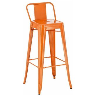 Clp Tabouret de bar en m&eacute;tal Mason Orange