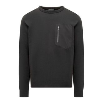 Herno Homme, Pulls, Noir, Taille: XL Zip Pocket SweaT-shirt