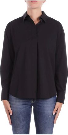 Max Mara Damen, Blusen & Hemden, Schwarzk, SGröße