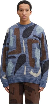 by Parra Homme, Pulls, Multicolore, Taille: XL Pull en maille d&eacute;tach&eacute;e
