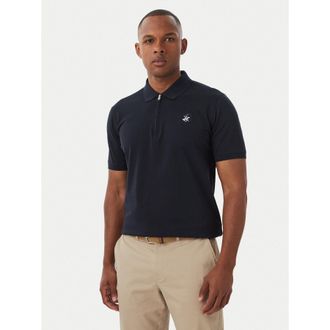 Beverly Hills Polo Club Poloshirt M2734 Dunkelblau Regular Fit