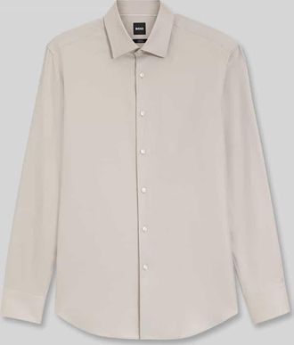 HUGO BOSS Slim Fit Businesshemd aus reiner Baumwolle Modell H-HANK-K