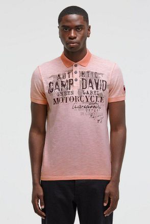 Camp David Poloshirt mit Vintage-Waschung
