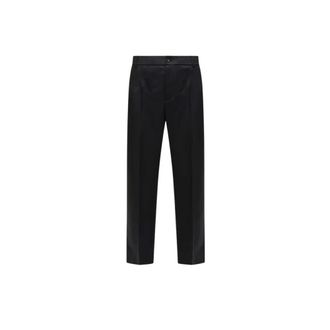 Moncler Homme, Pantalons, Noir, Taille: XL Pantalon Droit