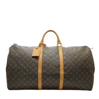 Louis Vuitton Pre-owned Cuir sacs-de-voyage - Femme - Pre-owned - Brun - Taille: ONE Size